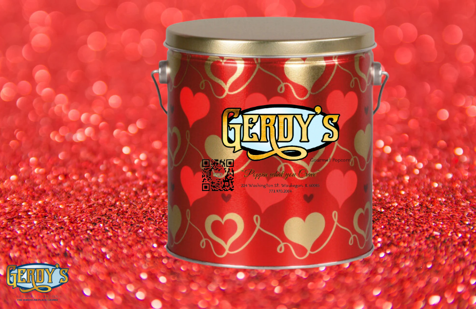 Gerdy's 1Gallon & 2Gallon Tin Cans – Gerdyspopcorn